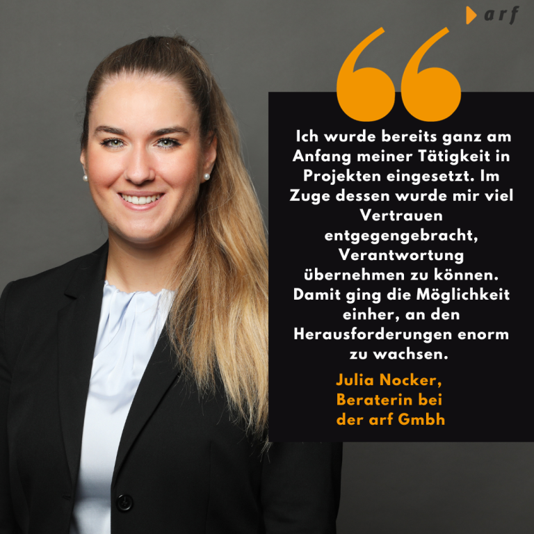 Julia Nocker im Interview über ihren Einstieg und Arbeitsalltag bei der ...
